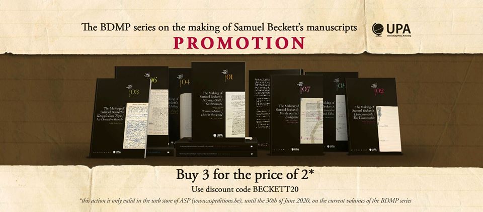 Special Offer on BDMP companion volumes – The Samuel Beckett Society