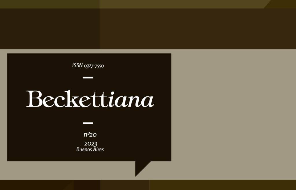 REVISTA BECKETTIANA No 23: Llamado a colaboraciones/Call for Papers ...