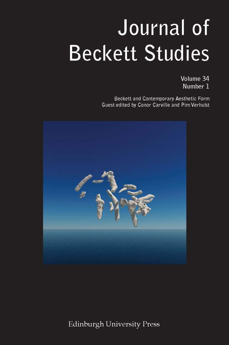 Latest Journal of Beckett Studies now available – The Samuel Beckett ...