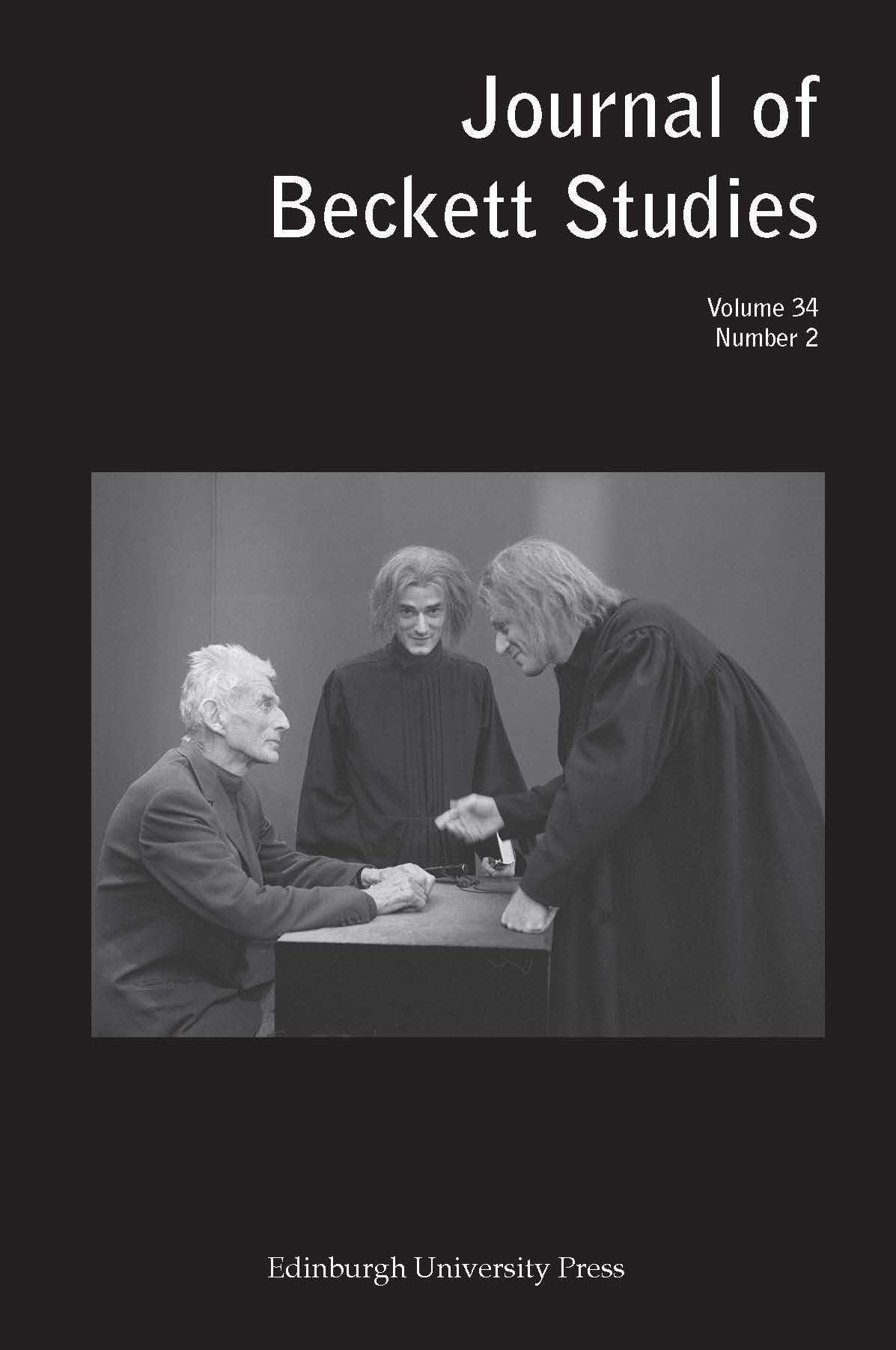 Latest Journal of Beckett Studies now available – The Samuel Beckett ...